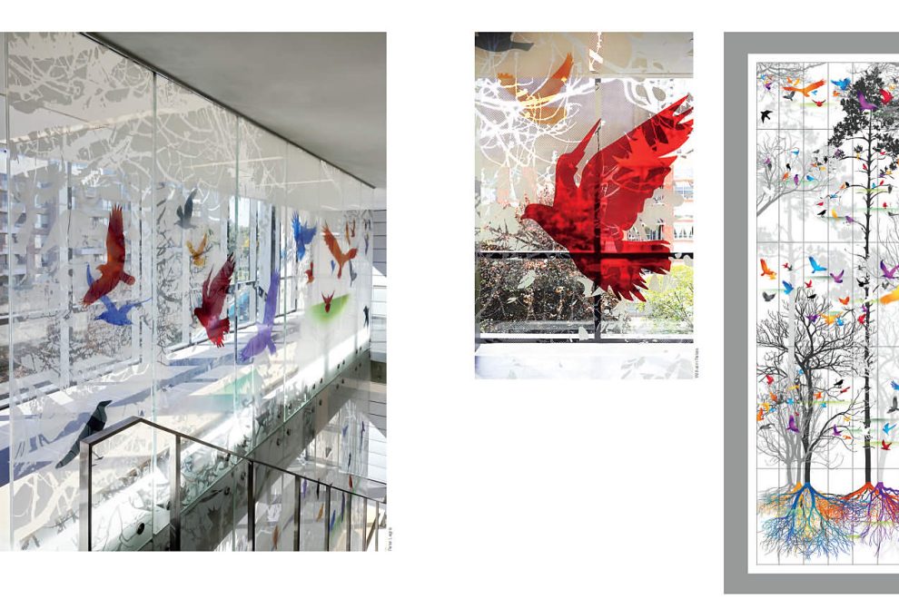 Glass Art for Educational Space | Sarah Hall Studio